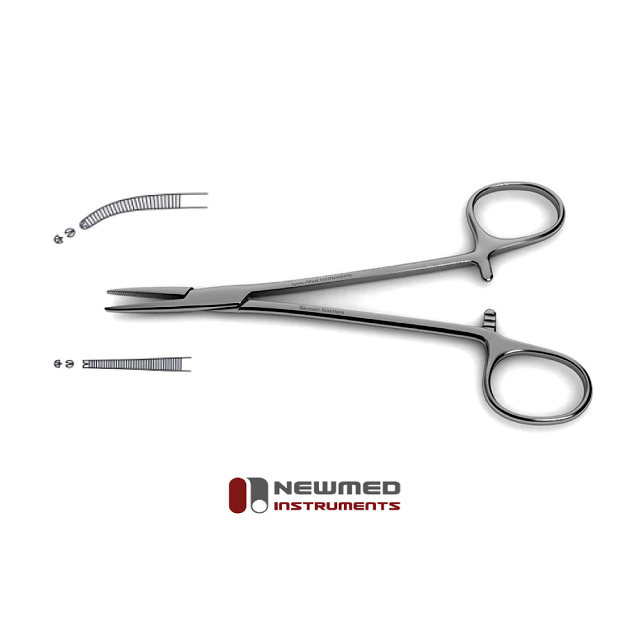 kocher Mosquito Forceps - Halsted 1x2 Teeth Forceps | New Med Instruments